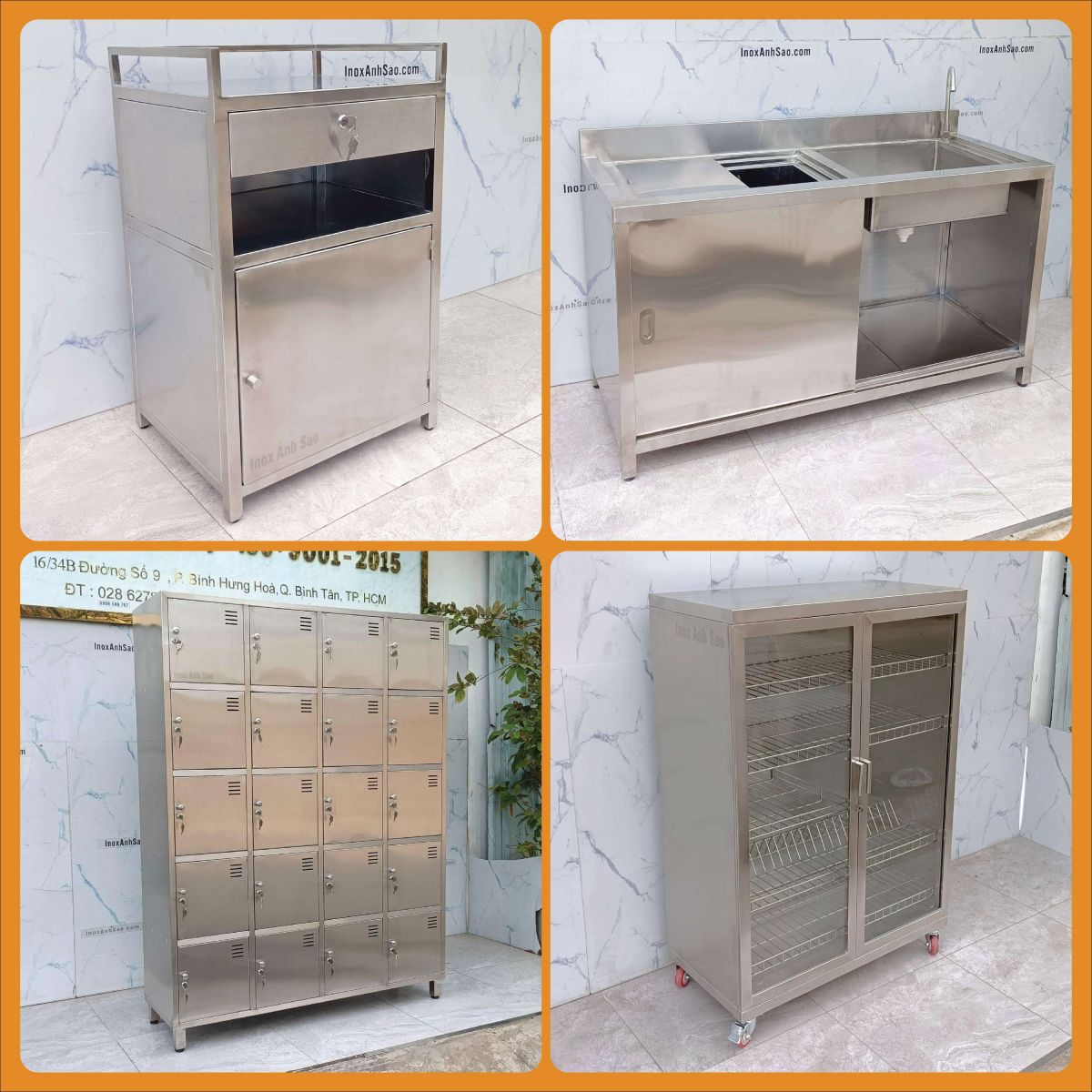 TỦ INOX | 4E7 | Công Ty TNHH INOX Ánh Sao