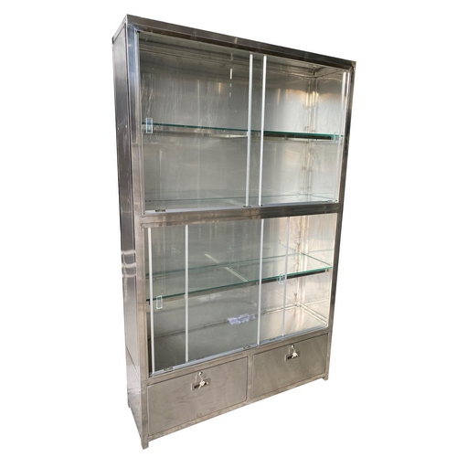 TỦ THUỐC KHUNG INOX MẮT KÍNH INOX 304 Y43 | UCM | Công Ty TNHH INOX Ánh Sao