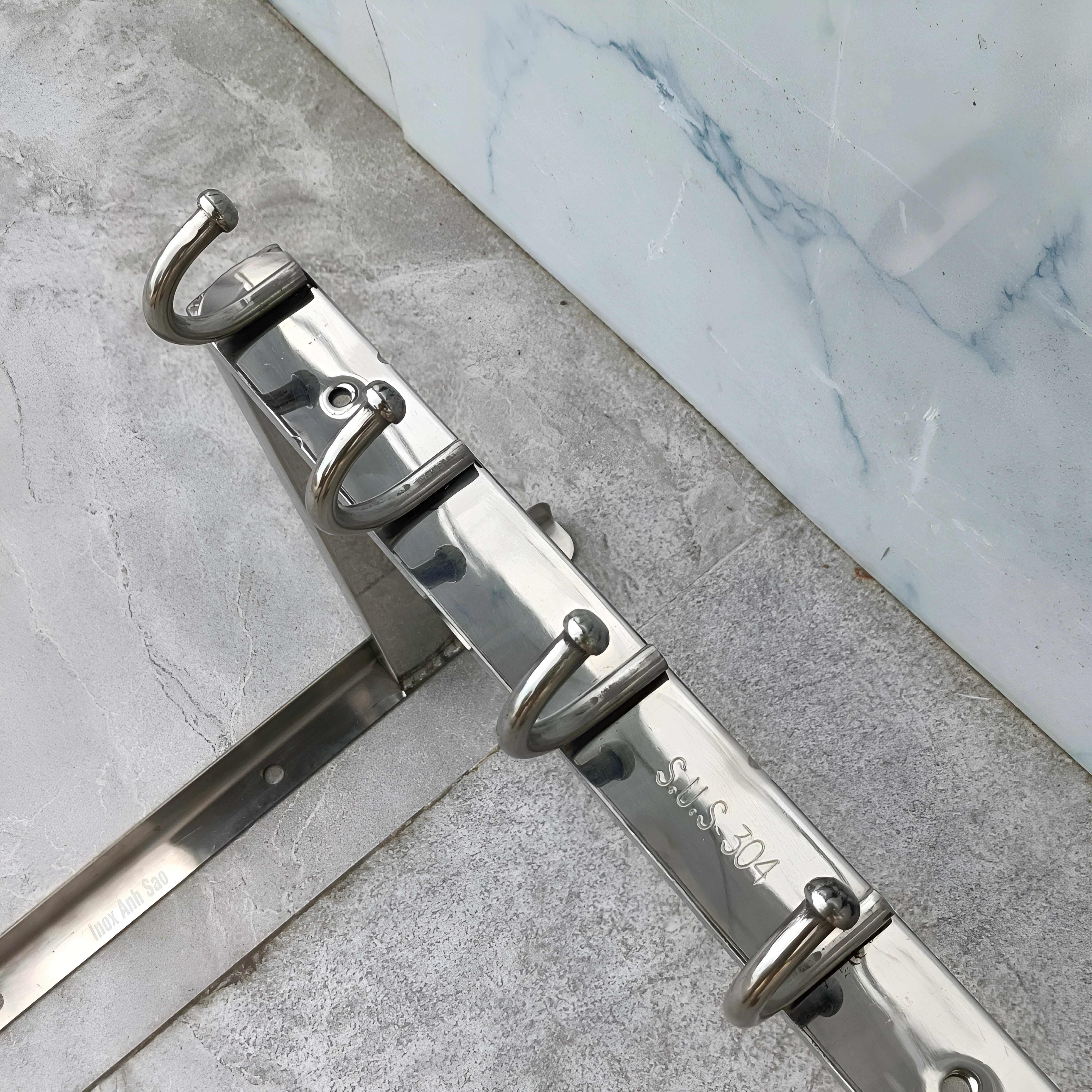 MÓC TREO INOX GẮN TƯỜNG T01 | uQV | Công Ty TNHH INOX Ánh Sao