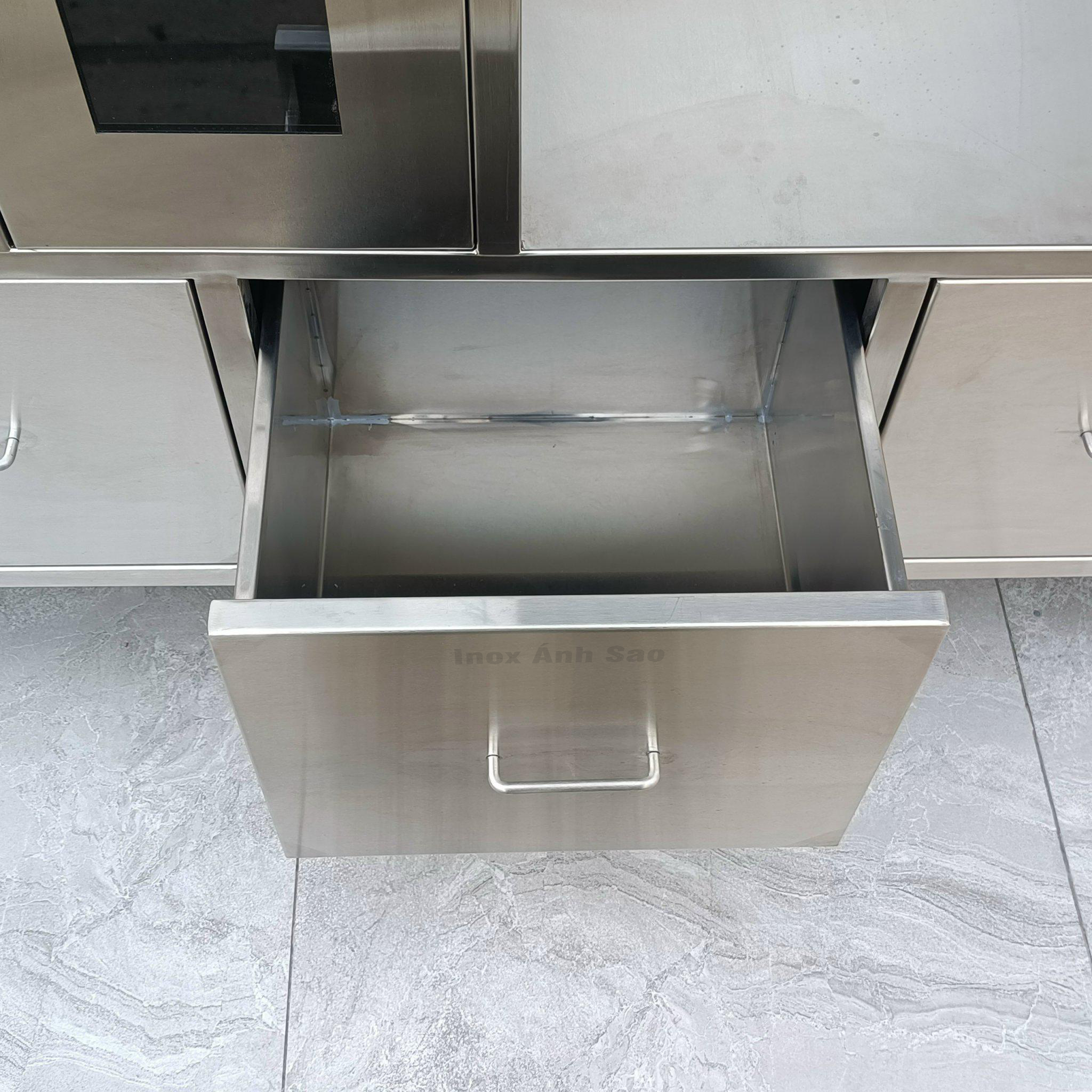 TỦ ÁO BLOU INOX 304 TRẮNG XƯỚC Y52 | iPn | Công Ty TNHH INOX Ánh Sao