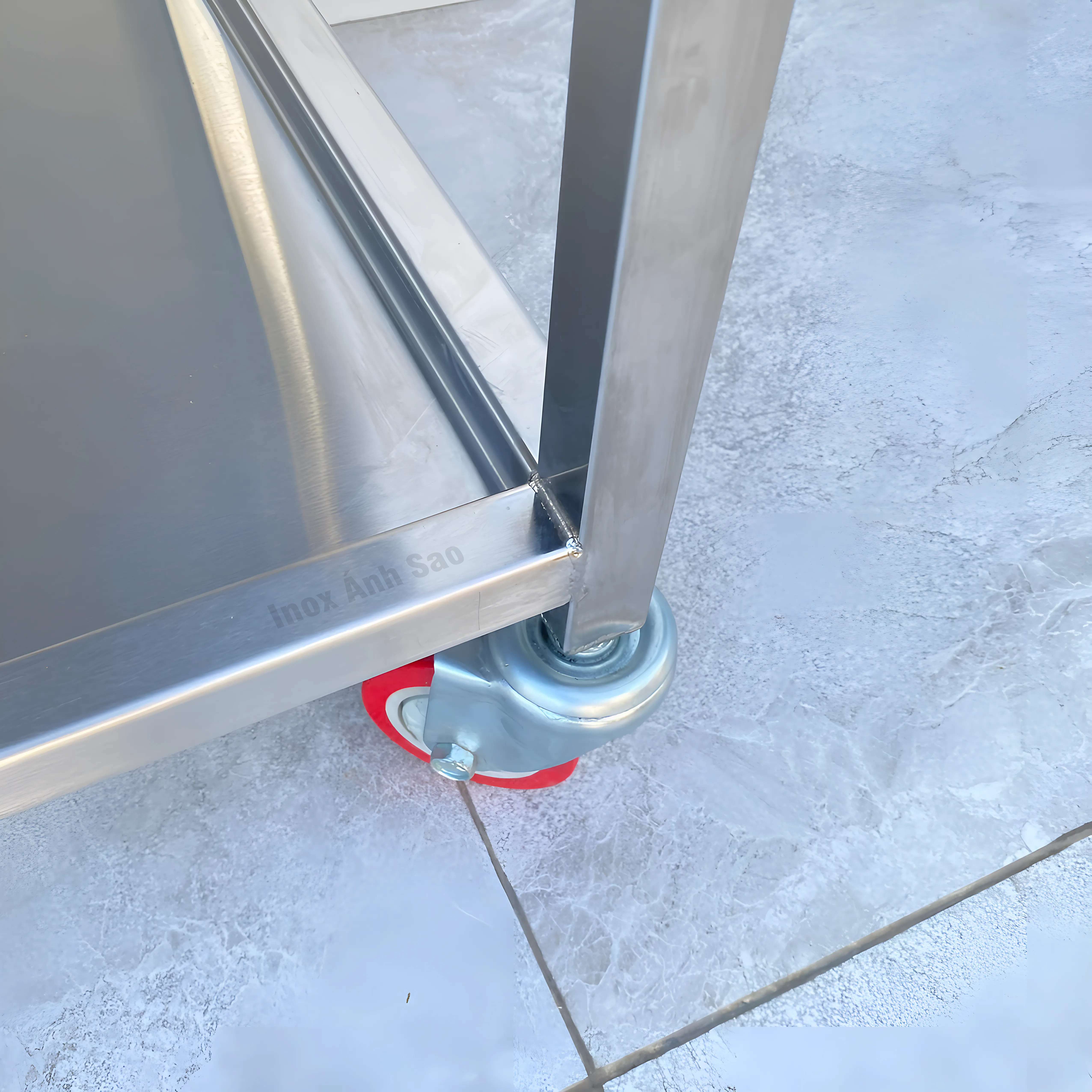 XE ĐẨY 3 TẦNG INOX 304 N37 | w3P | Công Ty TNHH INOX Ánh Sao