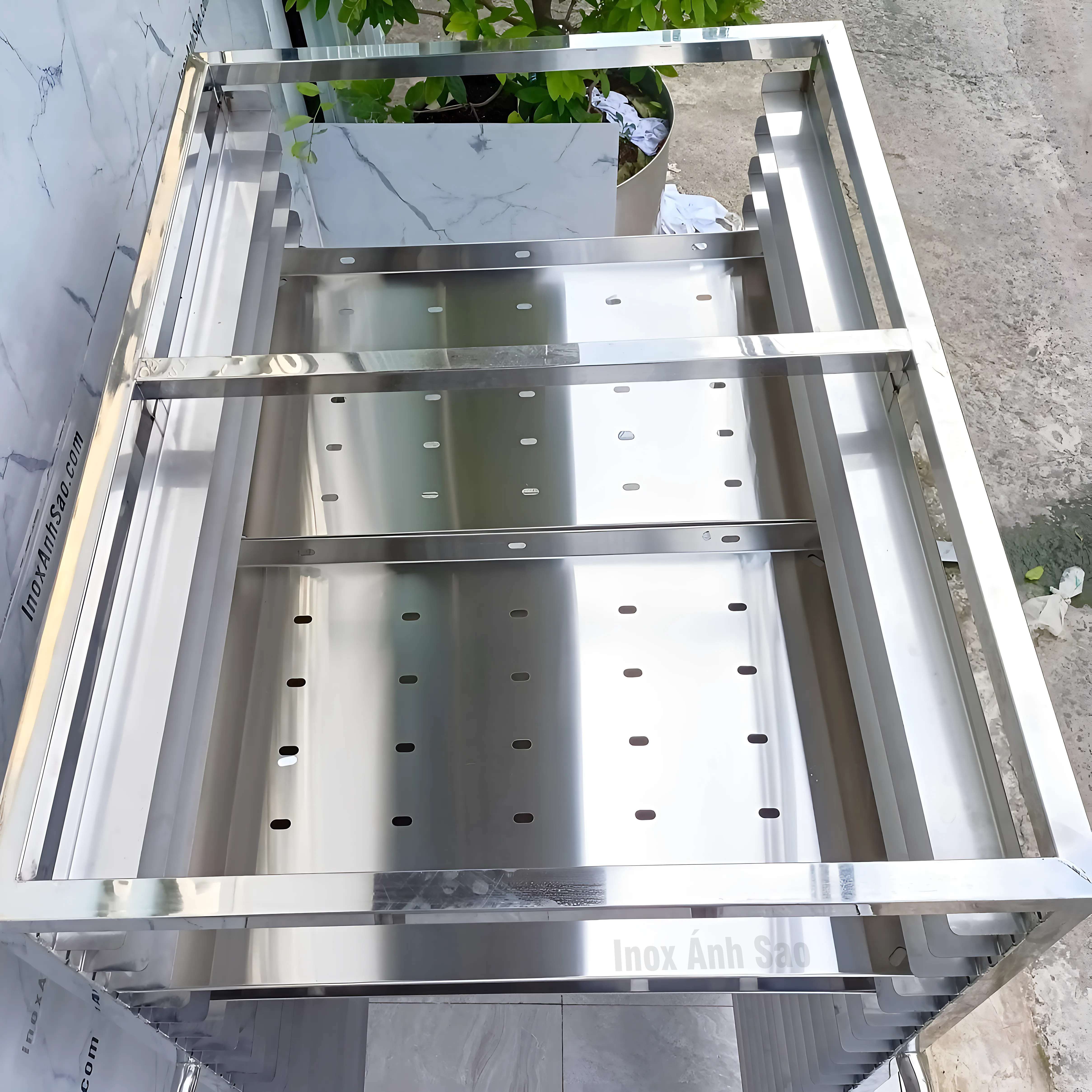 XE ĐẨY KHAY INOX 304 K17 | wp1 | Công Ty TNHH INOX Ánh Sao